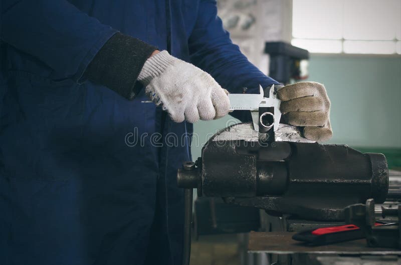 Worker. stock photo. Image of worker, table, measuring - 129467020