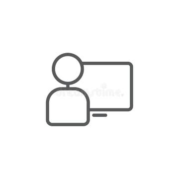 Man Computer Icon Stock Illustrations – 129,469 Man Computer Icon Stock ...