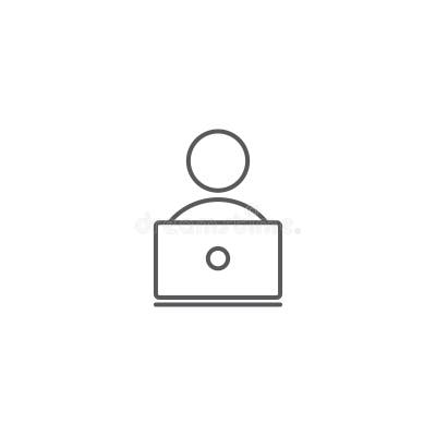 Man Computer Icon Stock Illustrations – 147,461 Man Computer Icon Stock ...