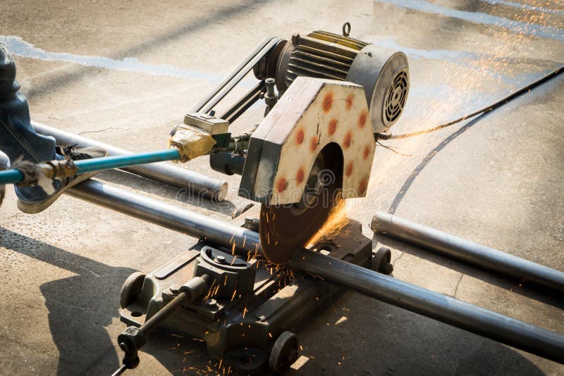A Man Working with Grinder Tool Stock Image - Image of grinder ...