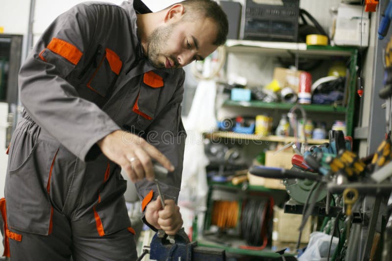 Manual Worker. Close Up Image. Stock Image - Image of horizontal ...