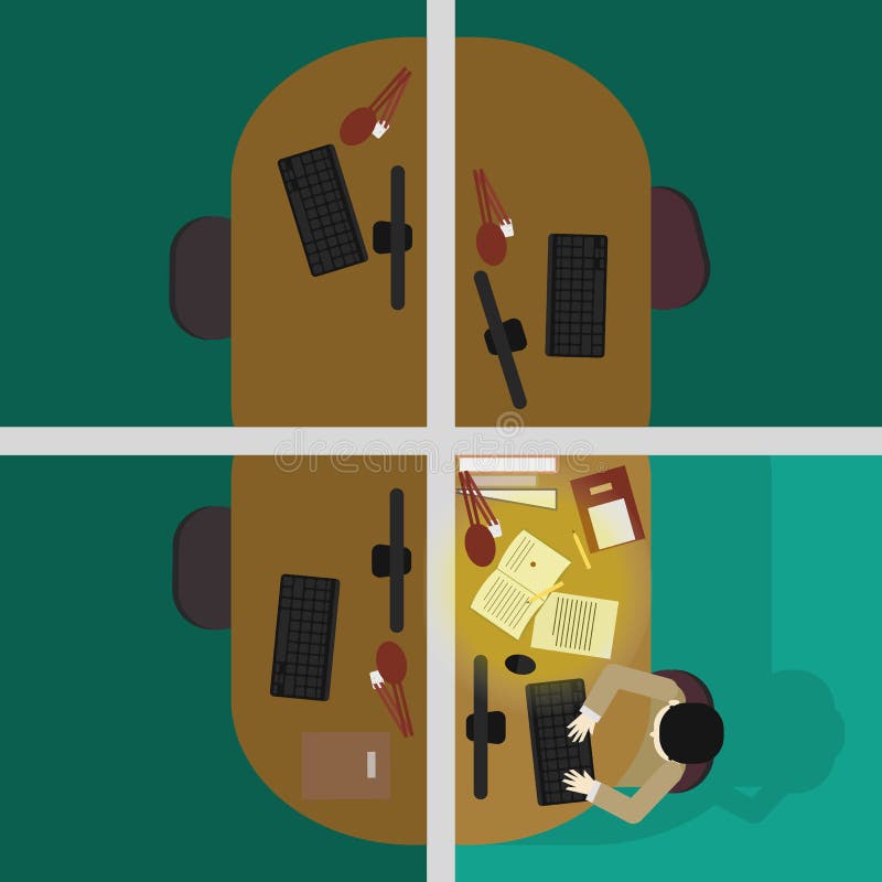 The Man Working Icon Great for Any Use. Vector EPS10 Stock Illustration ...