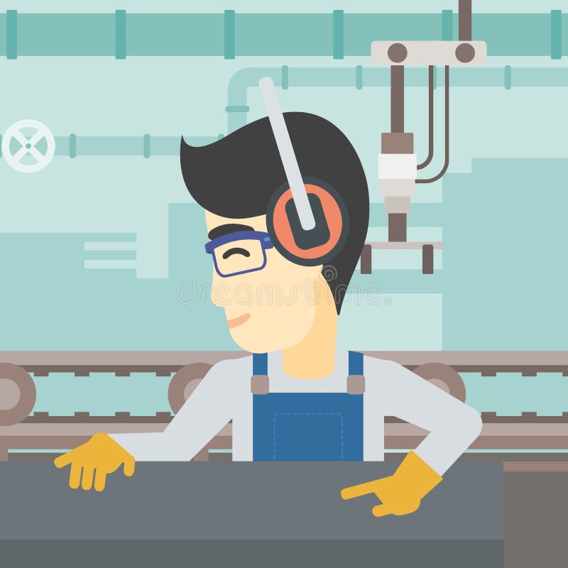 Working Man Factory Stock Illustrations – 4,151 Working Man Factory ...