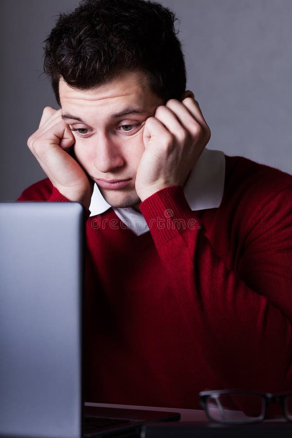 Man working at night stock image. Image of sleepy, deadline - 39178909