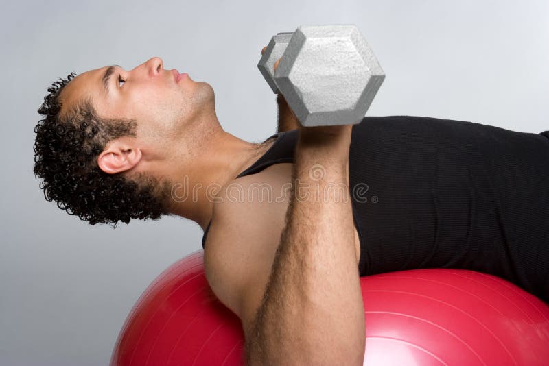 Man Working Out stock image. Image of people, exercising - 10260219