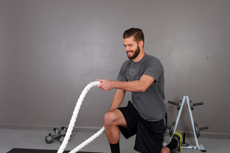 Man Working Out stock image. Image of stylish, training - 48992565