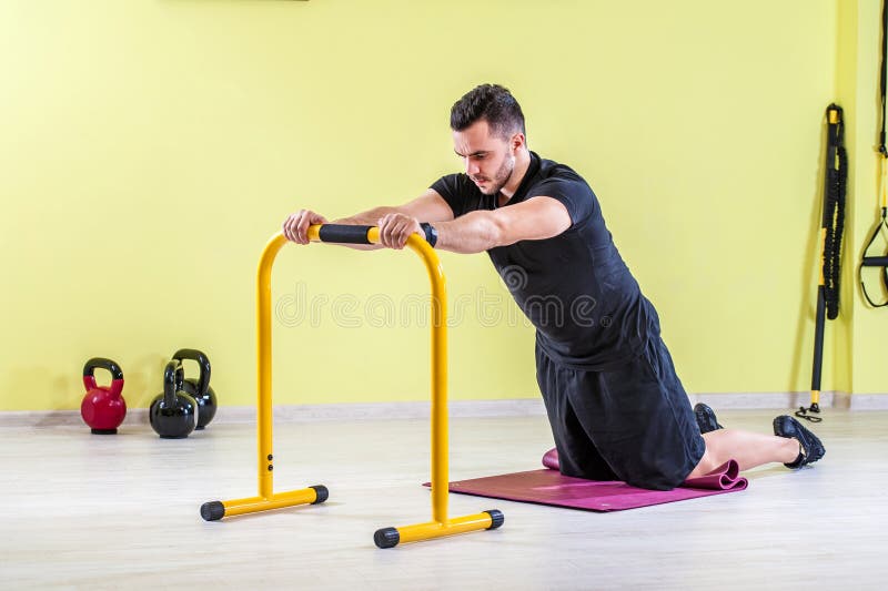 Man working out at gym stock photo. Image of lifestyle - 67082678