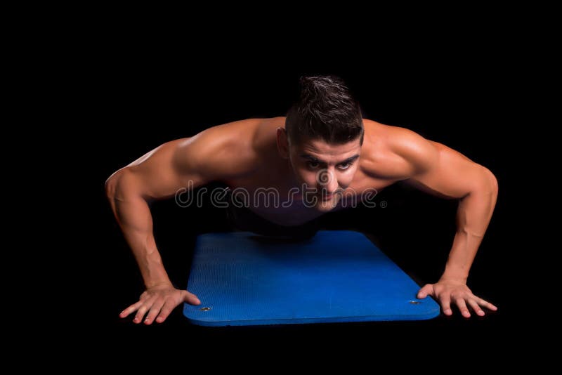 Man working out stock photo. Image of fitness, biceps - 43511348