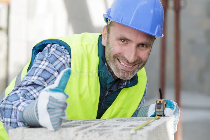 Man working outside site stock photo. Image of civilengineering - 240920052