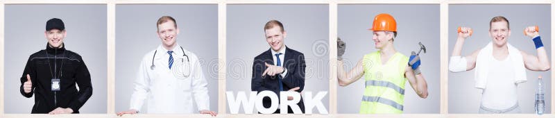 Man working with passion! stock photo. Image of white - 67856154
