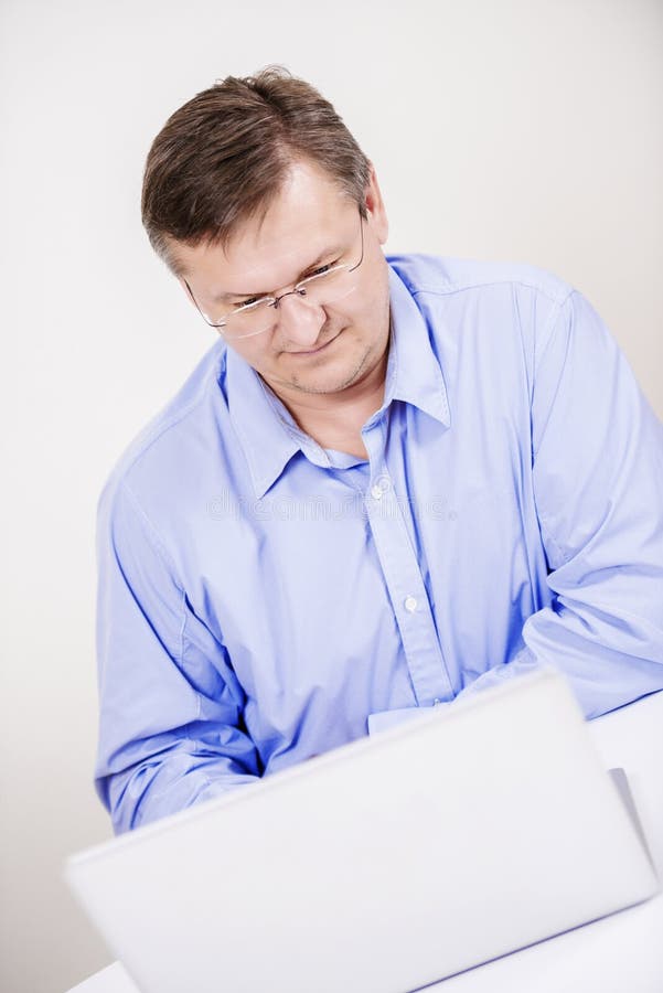 Man at work stock image. Image of adult, male, businessman - 93320027