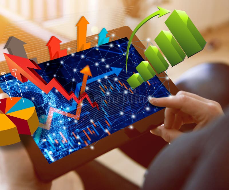 3d work graphics on tablet stock photo. Image of computer - 201179734