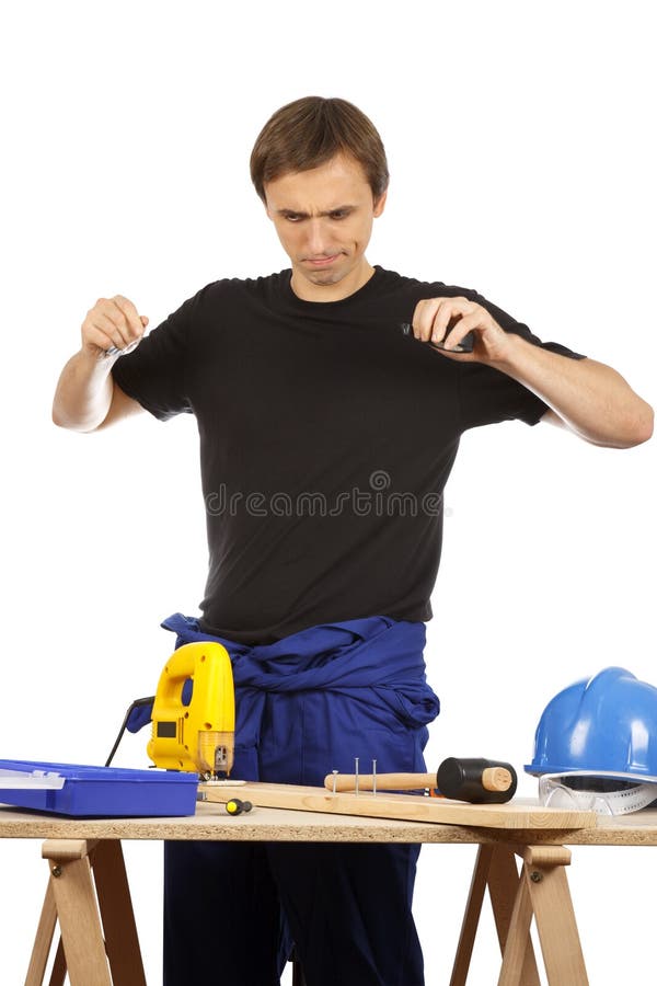 Construction worker stock image. Image of manual, equipment - 102406037