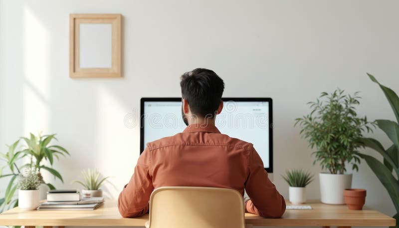 Computer Office Monitor Stock Illustrations – 161,588 Computer Office ...