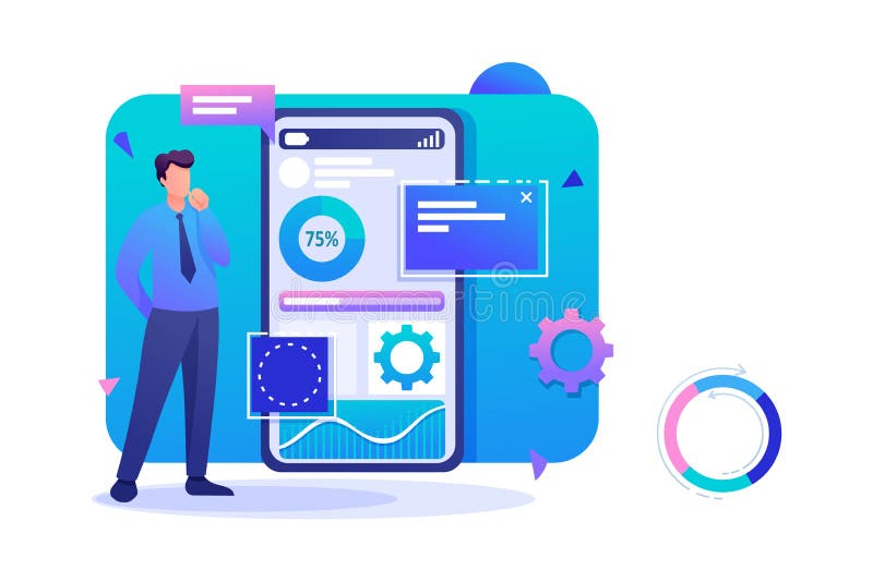 Digital Man 2d Stock Illustrations – 590 Digital Man 2d Stock ...