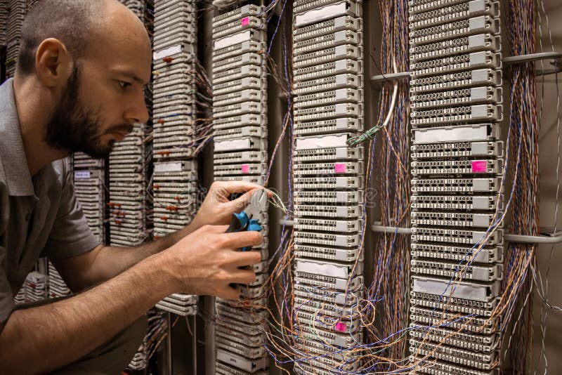 The Telephone Switchboard is Located in the Server Room. Patch Panel Ip ...