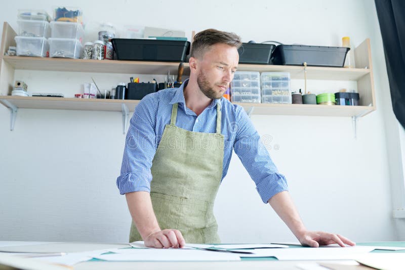 Man at workshop stock image. Image of people, professional - 123019101
