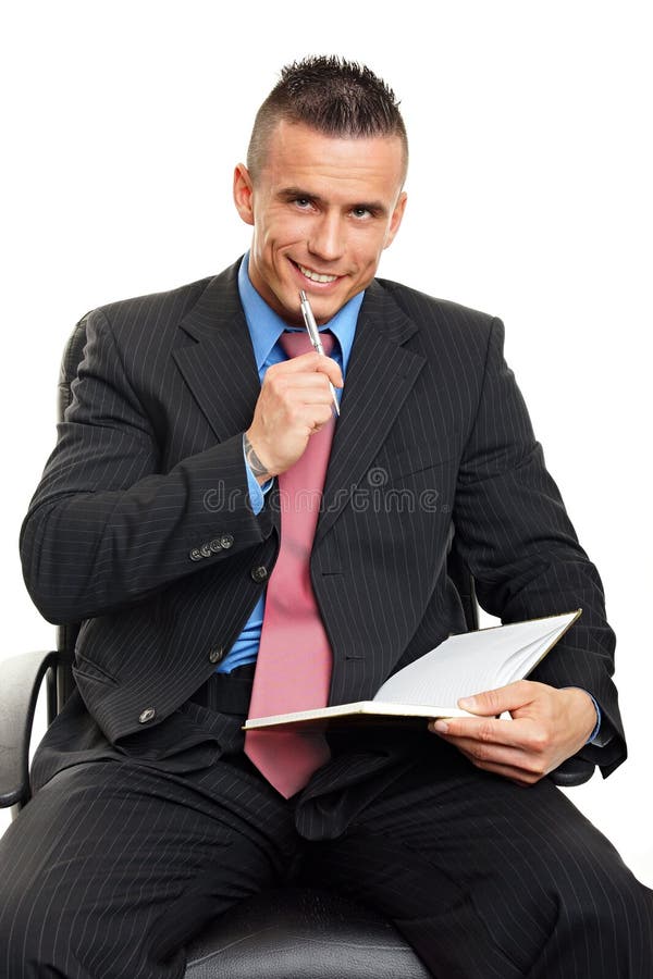 Man writes document stock image. Image of young, male - 63032693
