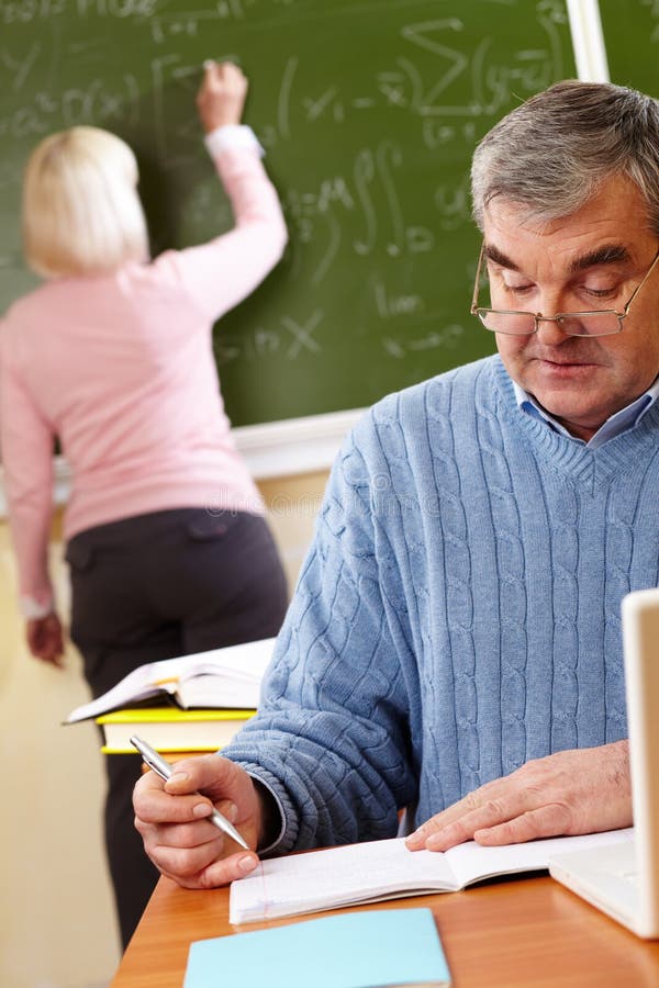 Classroom Adult Learner Mature Old Student Stock Photos - Free ...