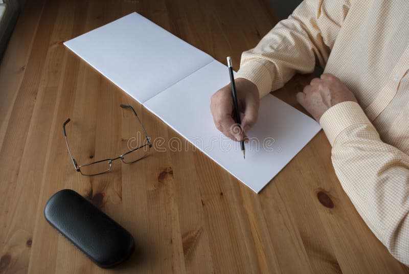Man is writing close up stock image. Image of coach - 147288839