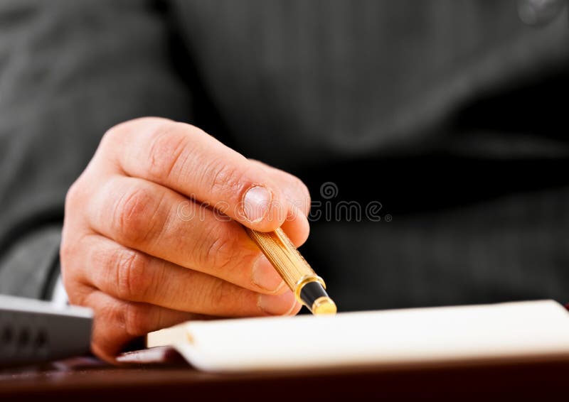 Man writing documents stock image. Image of office, paperwork - 21510547