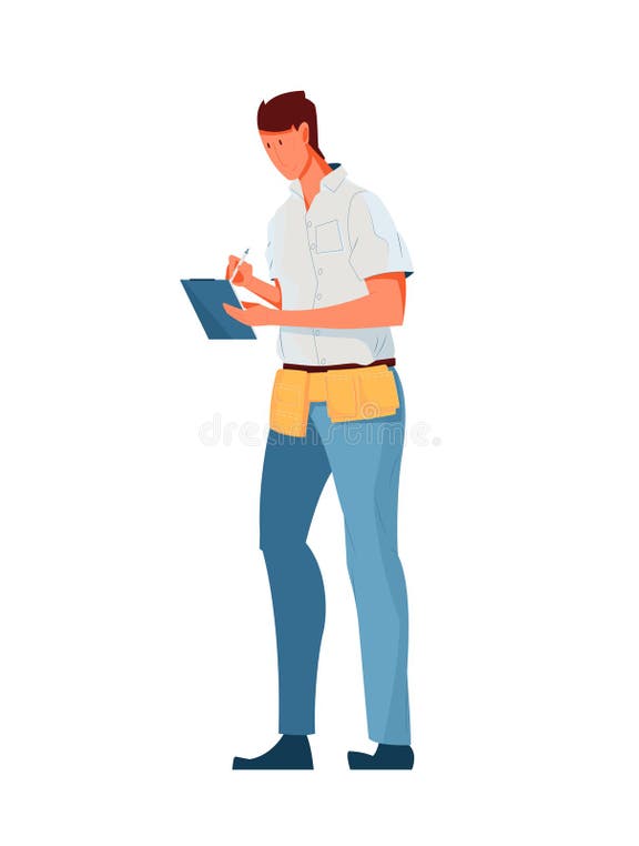 Man Writing Icon stock vector. Illustration of human - 204716077