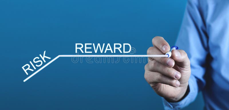 Man Writing Risk and Reward Text in Screen Stock Photo - Image of ... Man Writing Risk and Reward Text in Screen Stock Photo - Image of ...