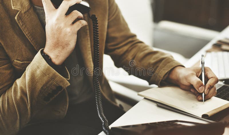 Man Writing Sketch Memo Note Paper Concept Stock Photo - Image of ...