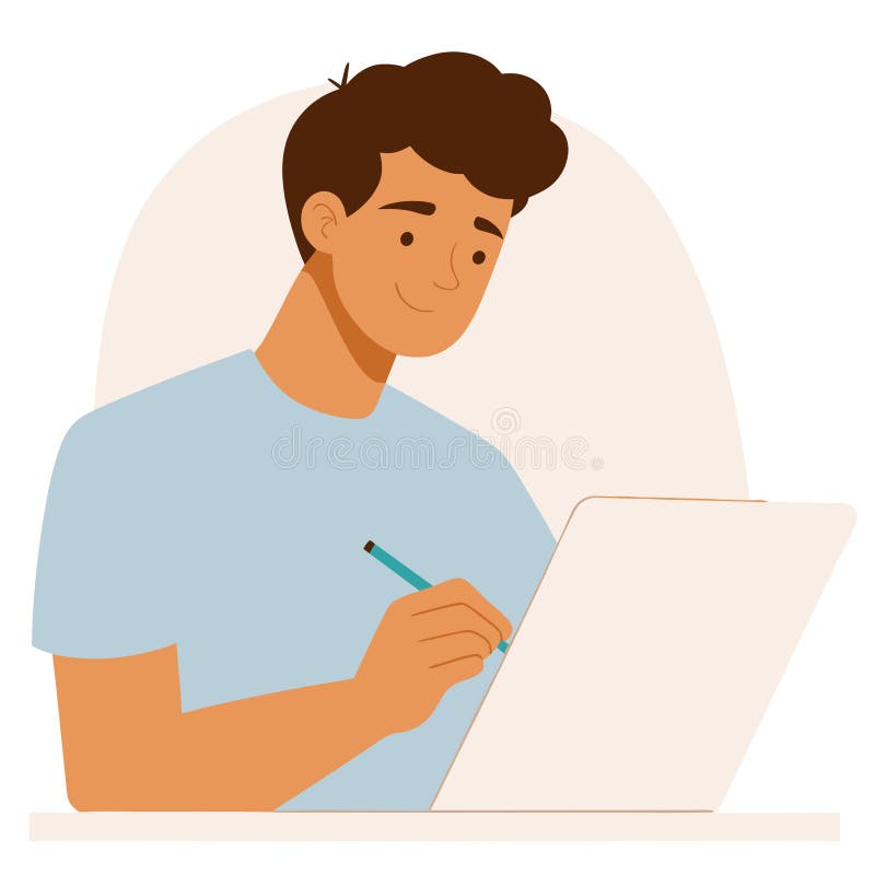 Write Laptop Stock Illustrations – 9,231 Write Laptop Stock ...