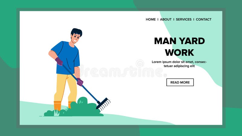 Outdoor Yard Work Cartoon Stock Illustrations – 1,267 Outdoor Yard Work ...