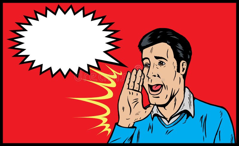 Cartoon Man Yelling Stock Illustrations – 3,000 Cartoon Man Yelling ...