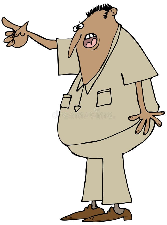 Screaming Angry Man Pointing Cartoon Stock Illustrations – 202 ...