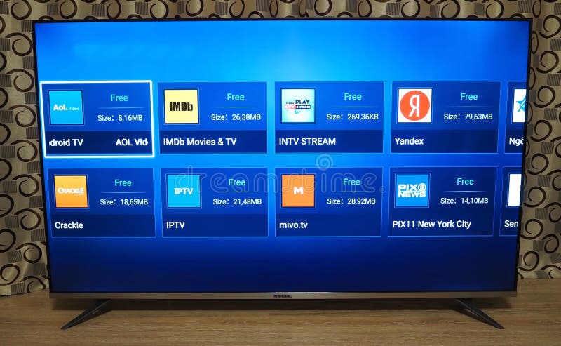 Manage SMART TV Programs. Various Program Installed on the LED TV ...