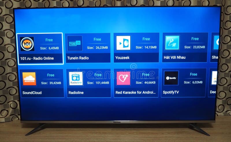 Manage SMART TV Programs. Various Program Installed on the LED TV ...