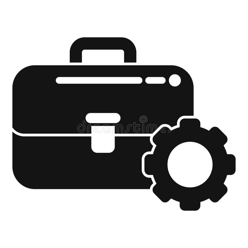 Management Case Icon Simple Vector. Study Finance Stock Vector ...