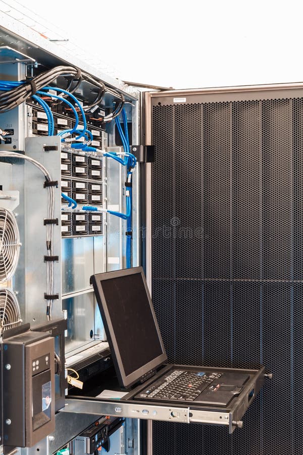 Management Console in Enterprise Server Stock Image - Image of button ...