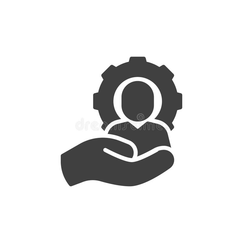 Management Control Vector Icon Stock Vector - Illustration of solid ...