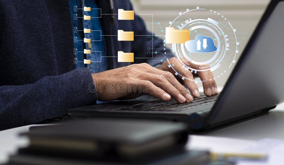 Management Data in System Online Database Storage Technology Cloud ...