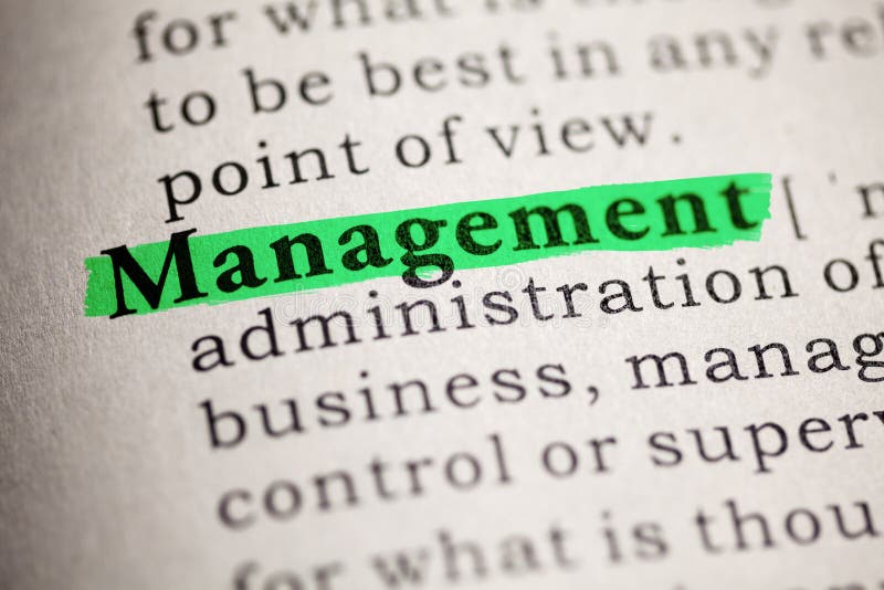 Management definition stock photo. Image of black, control - 11966290
