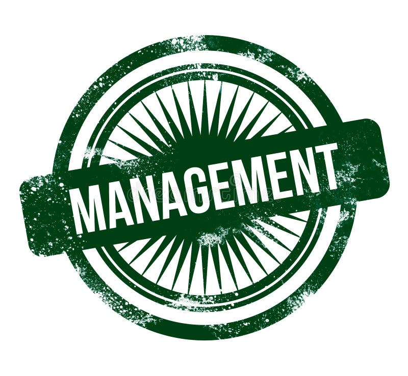 Management - Green Grunge Stamp Stock Illustration - Illustration of ...