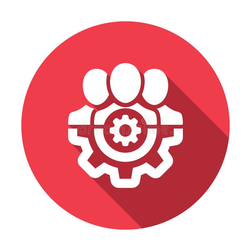Management Icon with Settings Sign. Management Icon and Customize ...