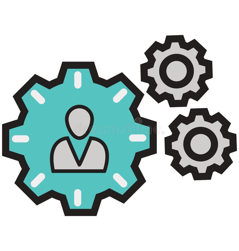 Management Isolated Vector Icons that Can Be Easily Modified or Edit ...