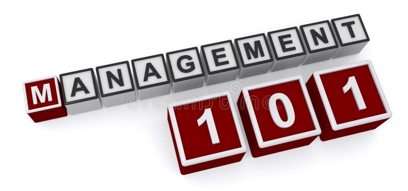 Management 101 stock illustration. Illustration of education - 153553188