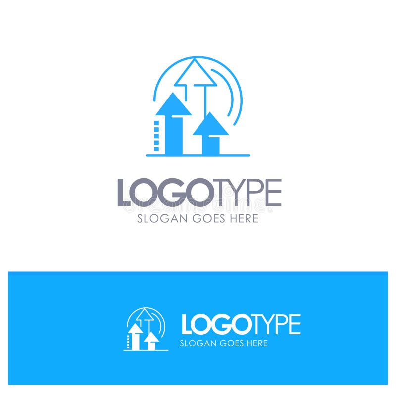 Management, Method, Performance, Product Blue Solid Logo with Place for ...