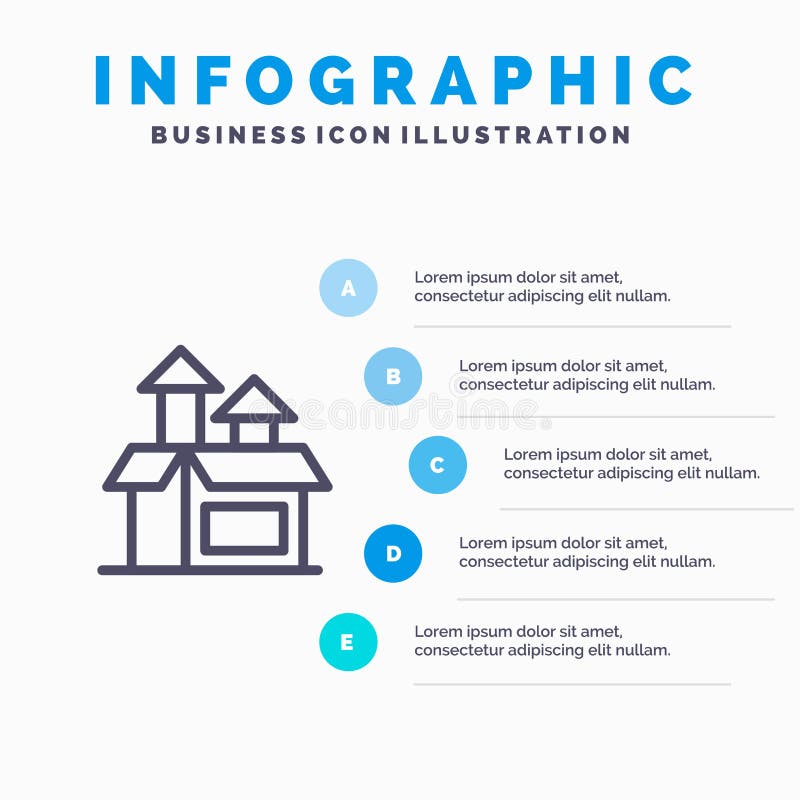 Management, Method, Performance, Product Line Icon with 5 Steps ...