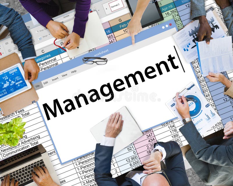 Management Organization Managing Controlling Concept Stock Photo ...