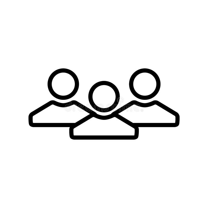 People Connection Vector Design Icon Template Stock Vector ...