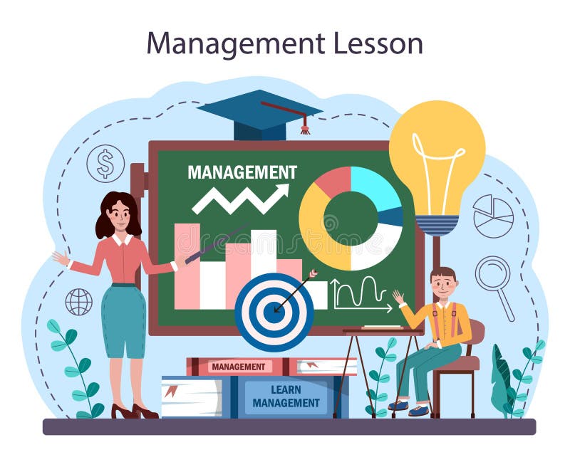 Management School Course. Humanities Education Stock Vector ...
