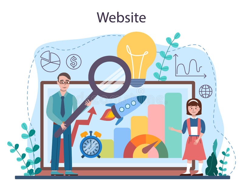 Management School Course Online Service or Platform. Stock Vector ...