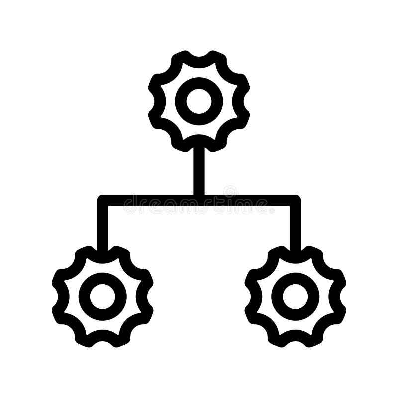 Management Setting Icon stock vector. Illustration of meticulously ...